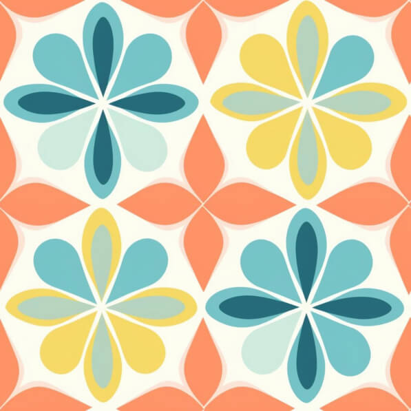 Download Colorful Geometric Floral Pattern Patterns Online - Creative ...