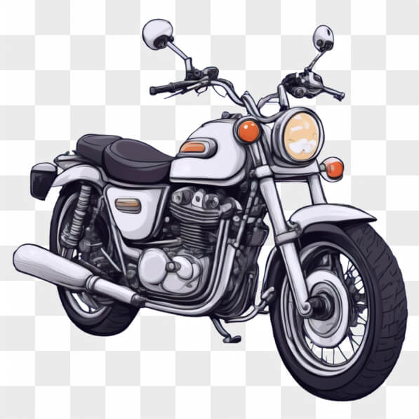 Download Classic Motorcycle Illustration Cartoons Online - Creative Fabrica