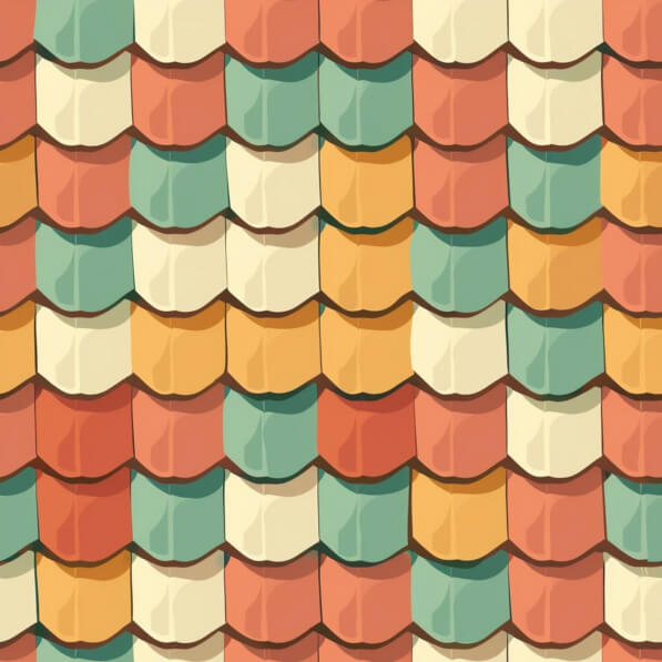 Descarga Patrón Colorido de Tejas de Techo Patrones En Línea - Creative ...