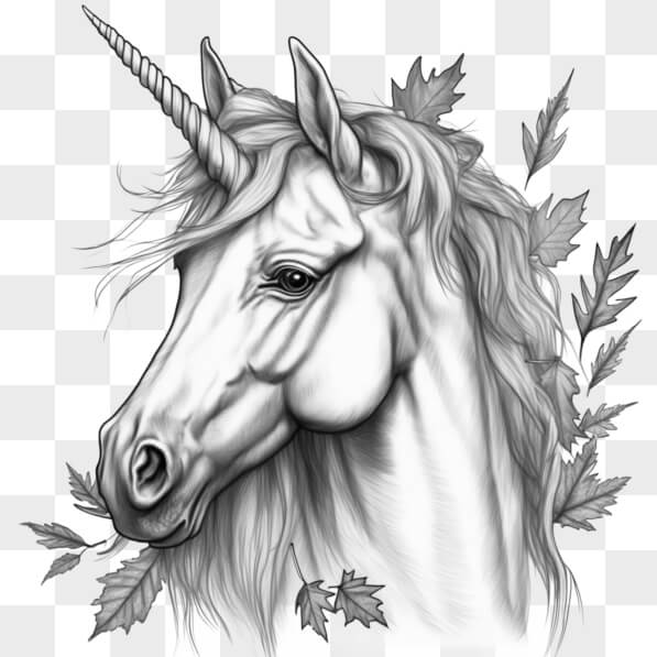 Download Detailed Illustration of a Unicorn Sketches Online - Creative ...
