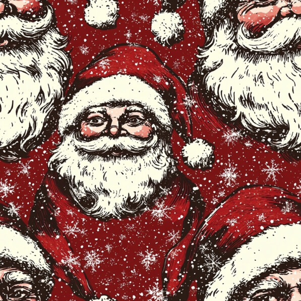 Descarga Patrón festivo de Santa Claus para Navidad Patrones En Línea ...
