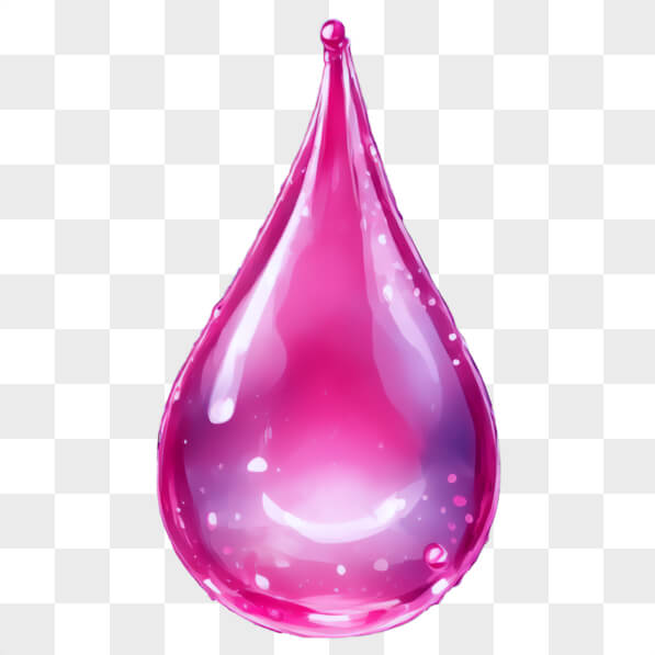 Download Pink Liquid Drop Suspended in Air Cartoons Online - Creative ...