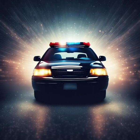 Download Police Car with Flashing Lights Backgrounds Online - Creative ...