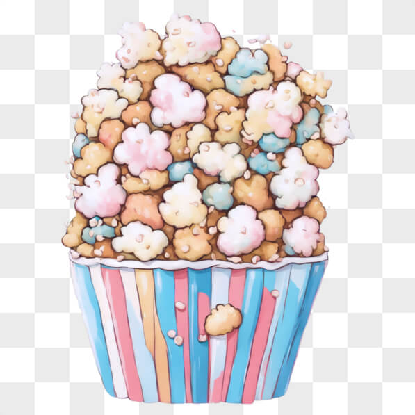 Download Colorful Popcorn Container Cartoons Online - Creative Fabrica