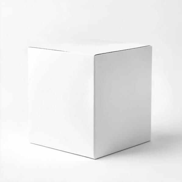 Download Plain White Box on Minimalist Background Mockups Online ...