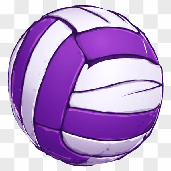 Download Cartoonish Purple Volleyball Cartoons Online - Creative Fabrica