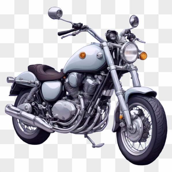 Download Classic Cruiser Motorcycle Cartoons Online - Creative Fabrica