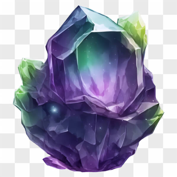 Download Abstract Crystal with Cosmic Colors Cartoons Online - Creative ...