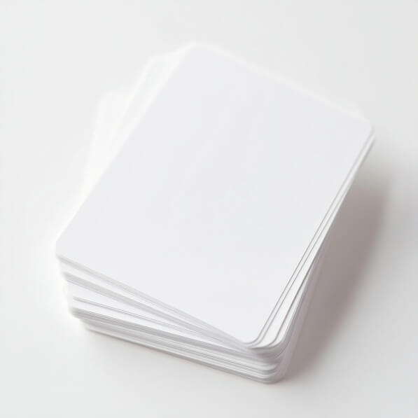 Download Stack of Blank White Cards Mockups Online - Creative Fabrica