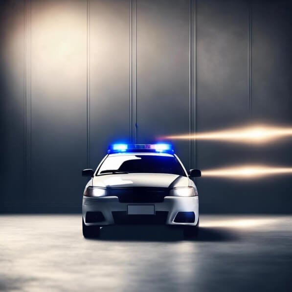 Download Police Car with Flashing Lights Backgrounds Online - Creative ...