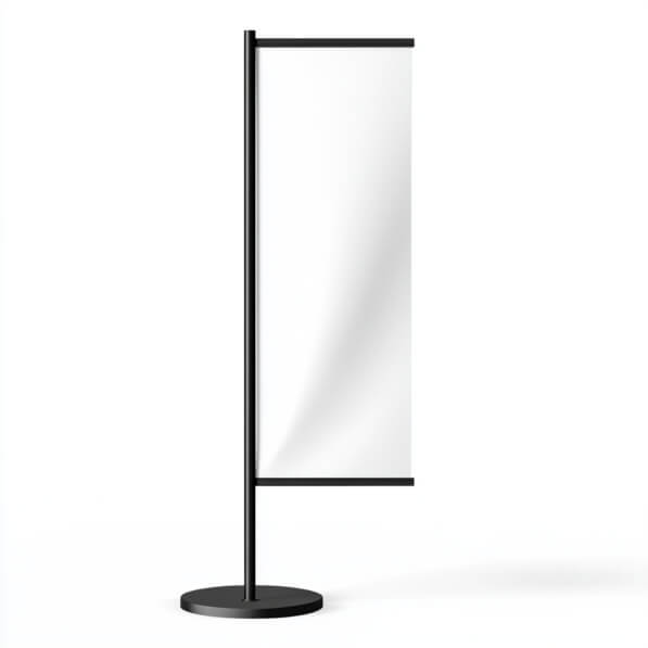 Download Modern Display Stand with Blank Banner Mockups Online ...