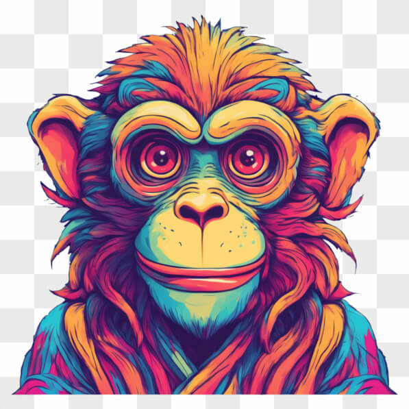 Download Colorful Monkey Illustration Cartoons Online - Creative Fabrica