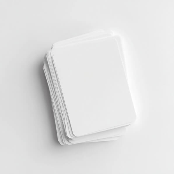 Download Stack of Blank White Cards Mockups Online - Creative Fabrica