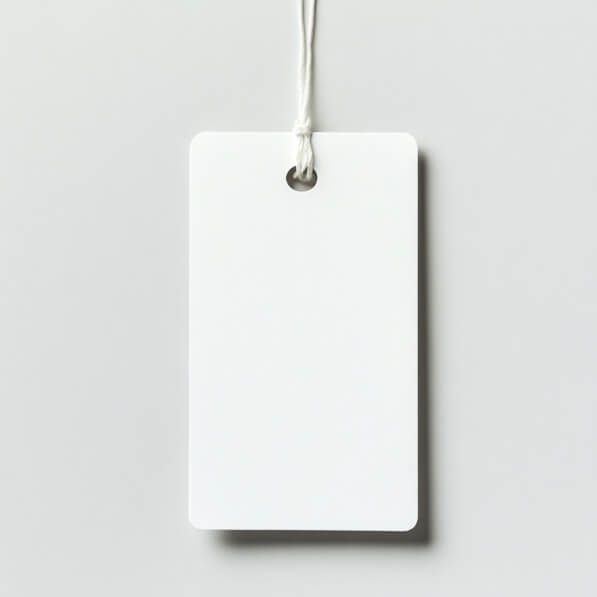 Download Blank White Tag Against Gray Background Mockups Online ...