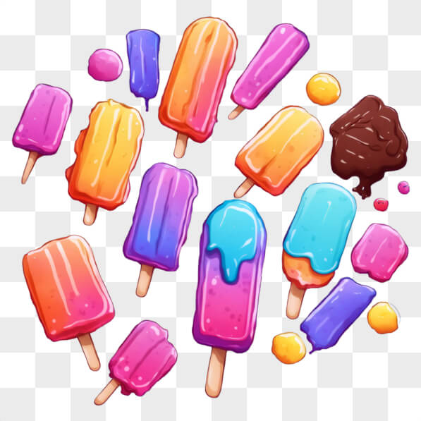 Scarica Ghiaccioli Colorati e Dolcetti di Gelato Cartoni animati Online ...