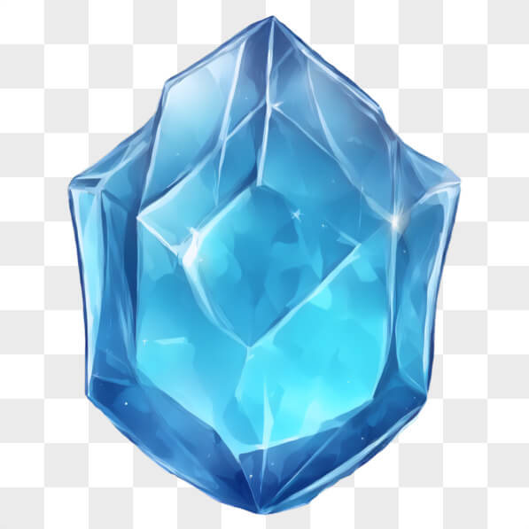 Download Stylized Blue Crystal Cartoons Online - Creative Fabrica