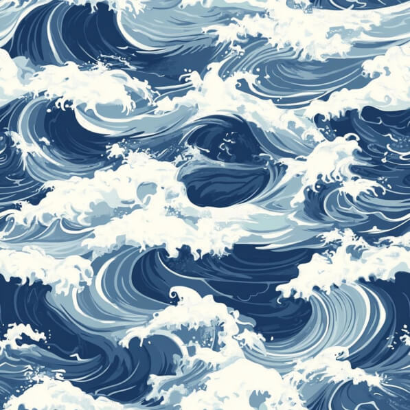 Download Artistic Representation of Ocean Waves Patterns Online ...