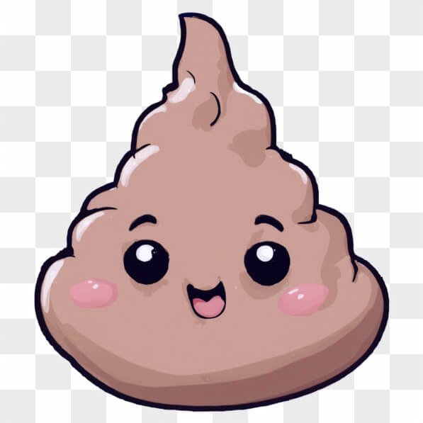 Baixe Personagem do Emoji de Cocô Estilo Cartum Cartoons - Creative Fabrica