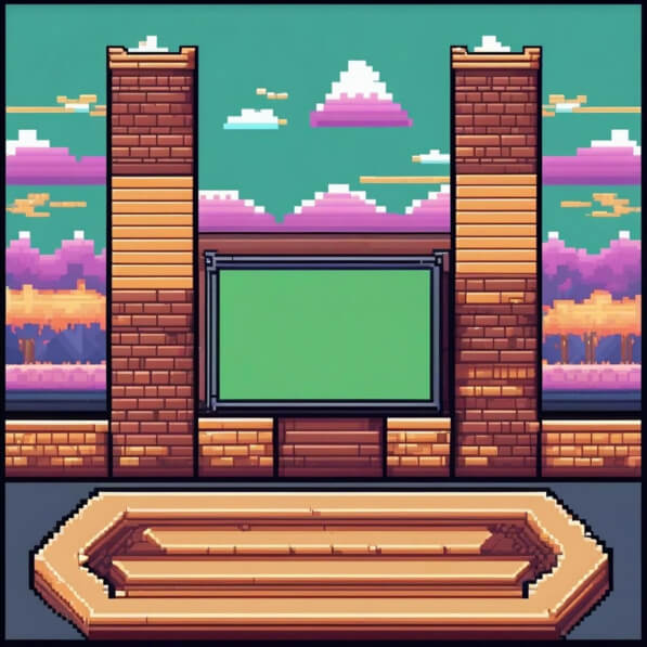 Download Pixel Art Stage Setup Backgrounds Online - Creative Fabrica