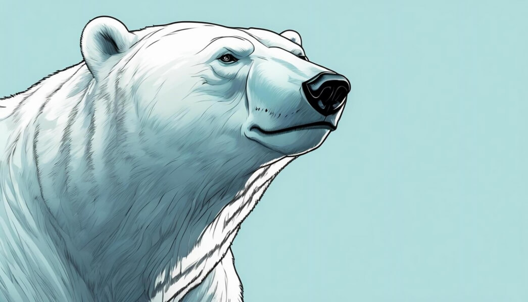 Download Stylized Polar Bear Illustration Backgrounds Online - Creative ...
