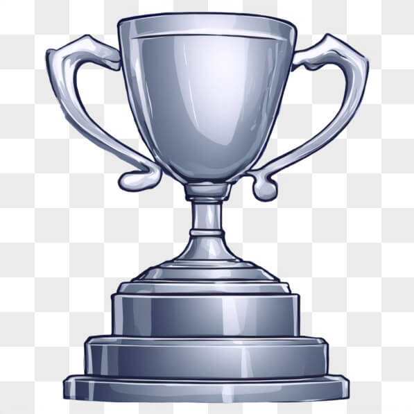 Download Shiny Silver Trophy Cartoons Online - Creative Fabrica