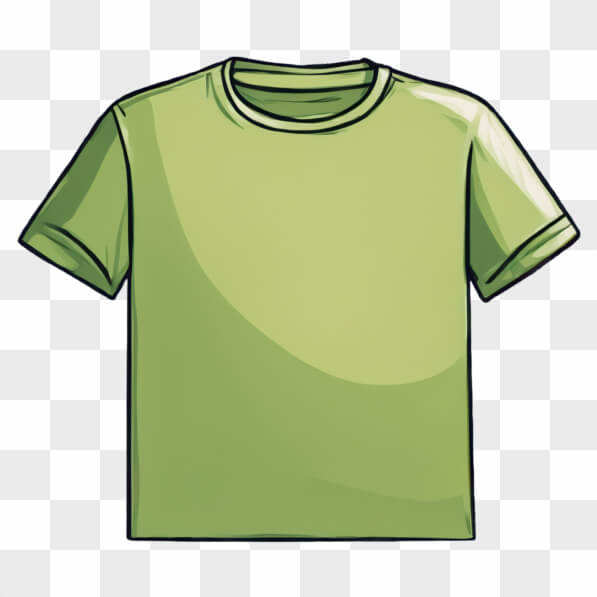 Download Plain Green T-Shirt Cartoons Online - Creative Fabrica