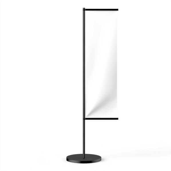 Download Blank Vertical Banner Stand Mockups Online - Creative Fabrica