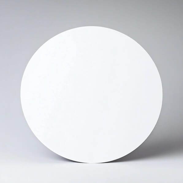 Descarga Círculo blanco minimalista sobre fondo gris Mockups En Línea ...