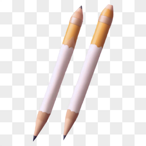 Download Two Colored Pencils Cartoons Online - Creative Fabrica