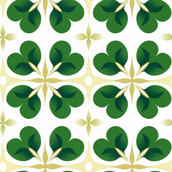Download Stylized Shamrock Pattern Patterns Online - Creative Fabrica
