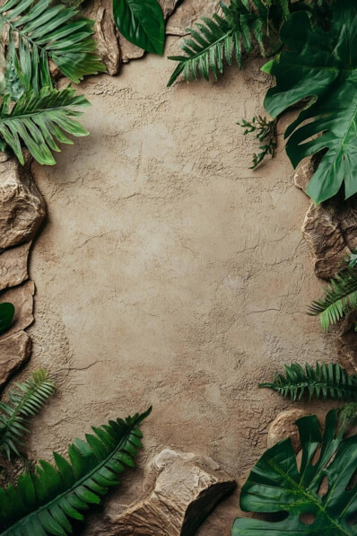 Download Tropical Leaves and Textured Background Backgrounds Online ...