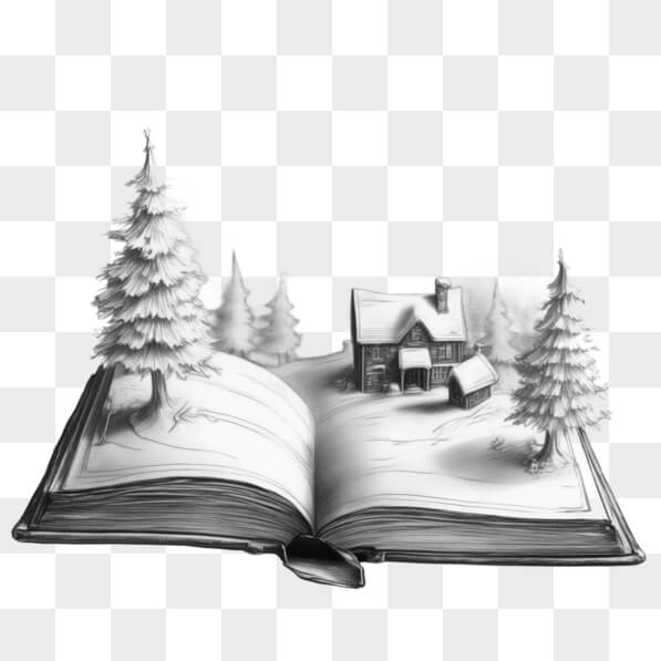 Download Winter Wonderland Book Illustration Sketches Online - Creative ...