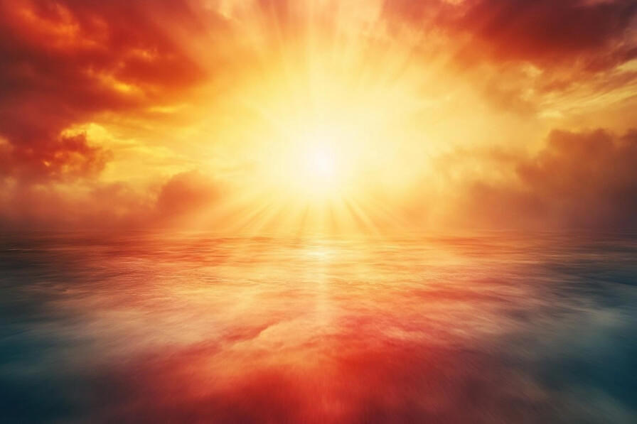 Download Stunning Sunrise Over the Ocean Backgrounds Online - Creative ...