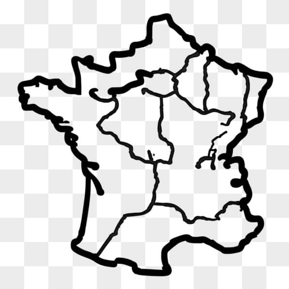 Download Stylized Map of France Sketches Online - Creative Fabrica