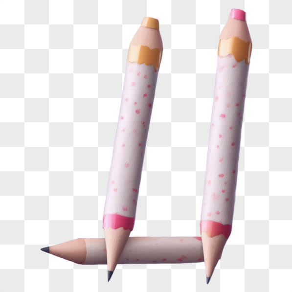 Download Colorful Polka Dot Pencils Cartoons Online - Creative Fabrica