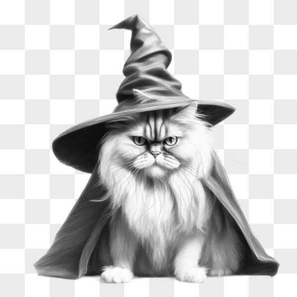 Descarga Ilustración de Gato Mago Bocetos En Línea - Creative Fabrica