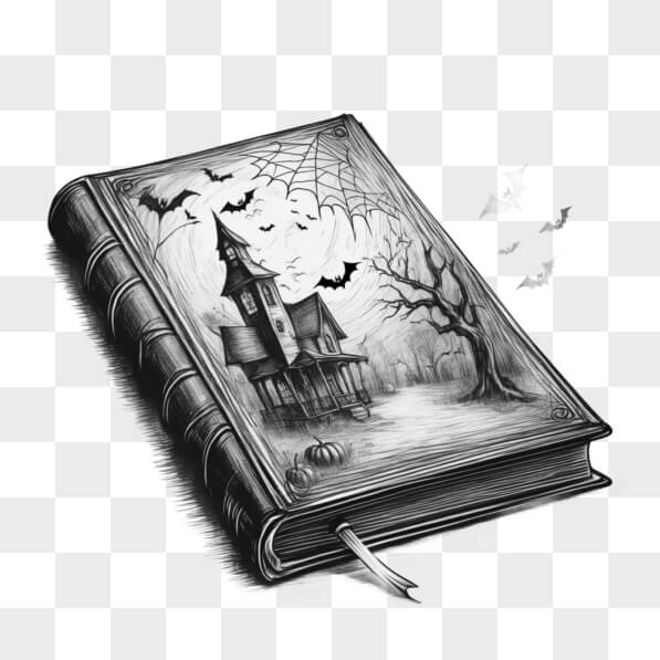 Download Haunted Storybook with Spooky Elements Sketches Online ...