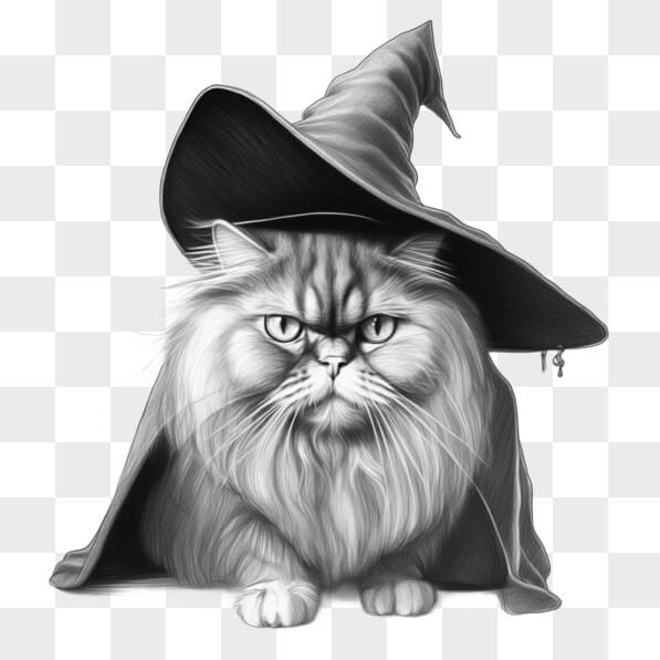 Descarga Ilustración de Gato Mago Bocetos En Línea - Creative Fabrica