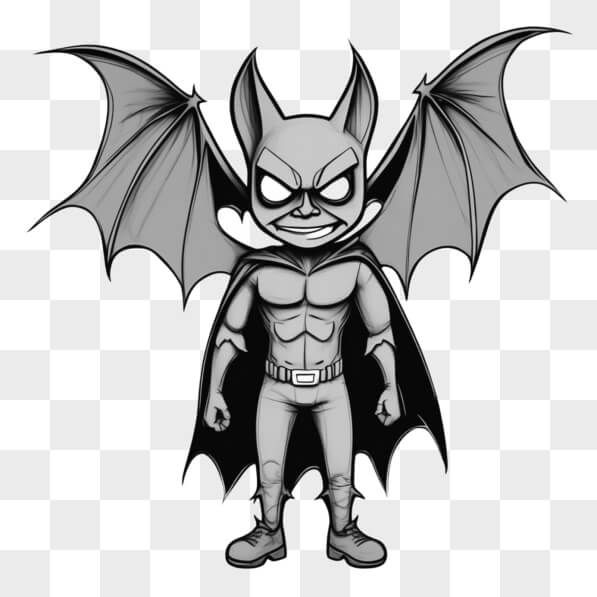 Download Cartoon Bat Character Sketches Online - Creative Fabrica