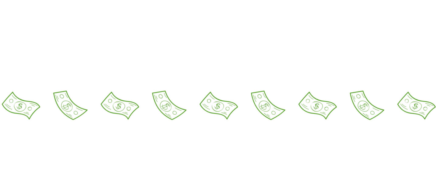 Download Playful Green Dollar Bills Borders & Corners Online - Creative ...
