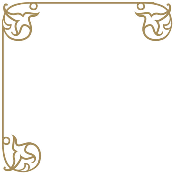 Descarga Borde decorativo ornamentado en oro Bordes y Esquinas En Línea ...