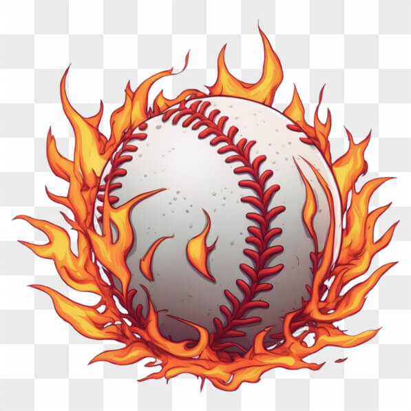 Download Flaming Baseball Cartoons Online - Creative Fabrica
