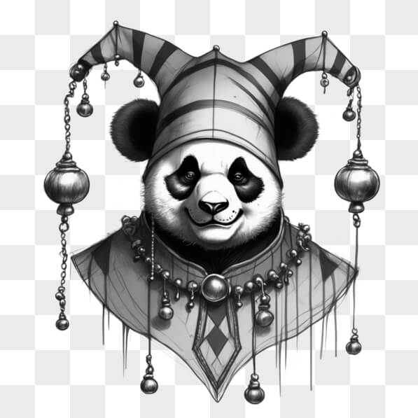 Download Panda Jester Sketches Online - Creative Fabrica