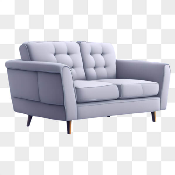 Download Modern Two-Seater Sofa Cartoons Online - Creative Fabrica