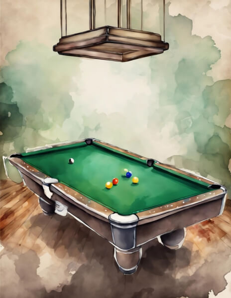 Download Billiards Table in a Cozy Room Backgrounds Online - Creative ...