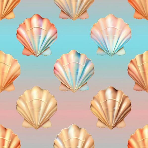 Download Colorful Seashell Pattern Patterns Online - Creative Fabrica