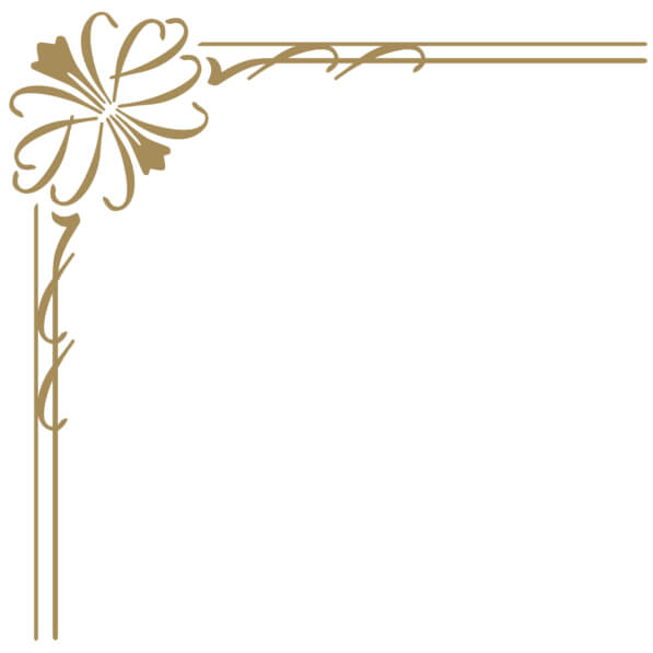 Download Elegant Floral Corner Design in Gold Borders & Corners Online ...