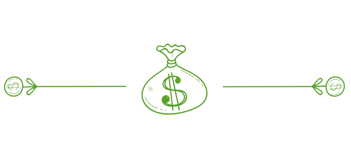 Download Green Money Bag Illustration Borders & Corners Online ...