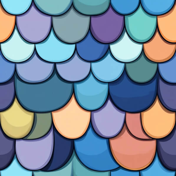 Download Colorful Abstract Scales Patterns Online - Creative Fabrica
