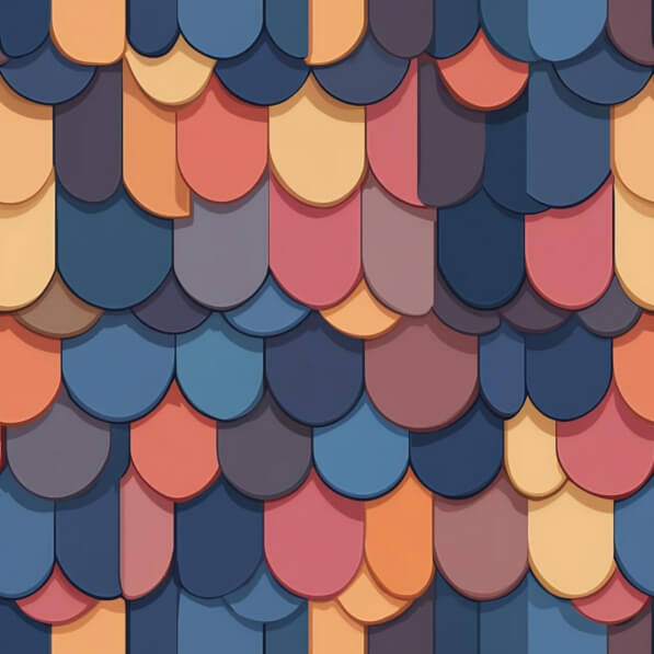 Download Colorful Scalloped Pattern Patterns Online - Creative Fabrica